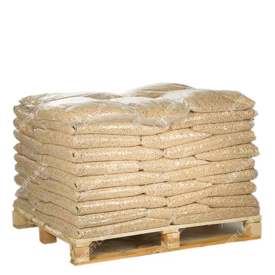 480 Kg Wood Pellets Half Pallet - Cardiff Logs